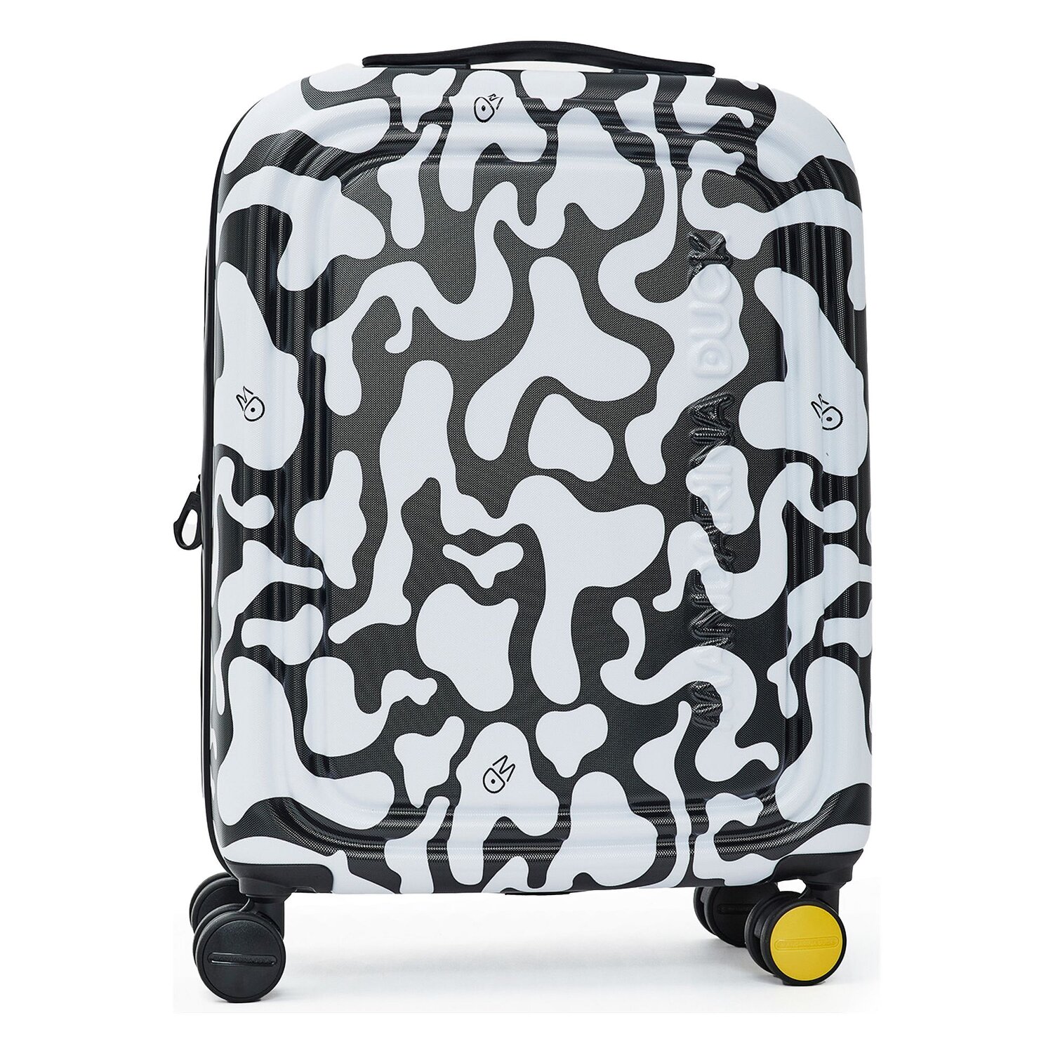 Mandarina Duck Logoduck + Moire 4 Rollen Kabinentrolley 55 cm mit ...